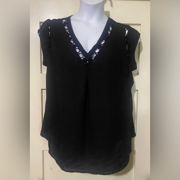 Daniel Rainn | Tops | X Black Top | Poshmark